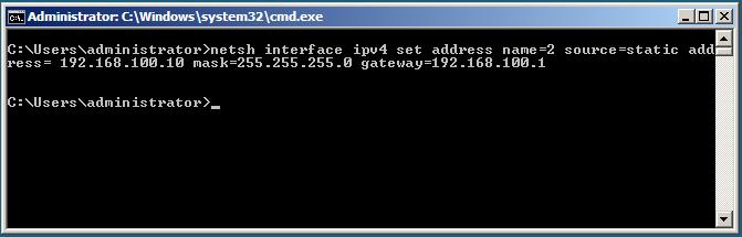 First steps – Windows Server 2008 Core – Installation – gansercom